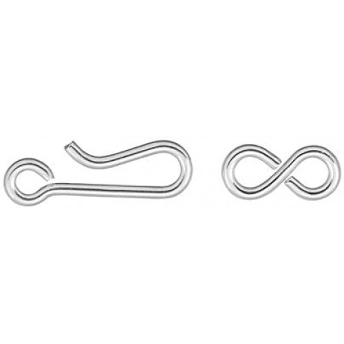 Hook & Eye, .925 Sterling Silver